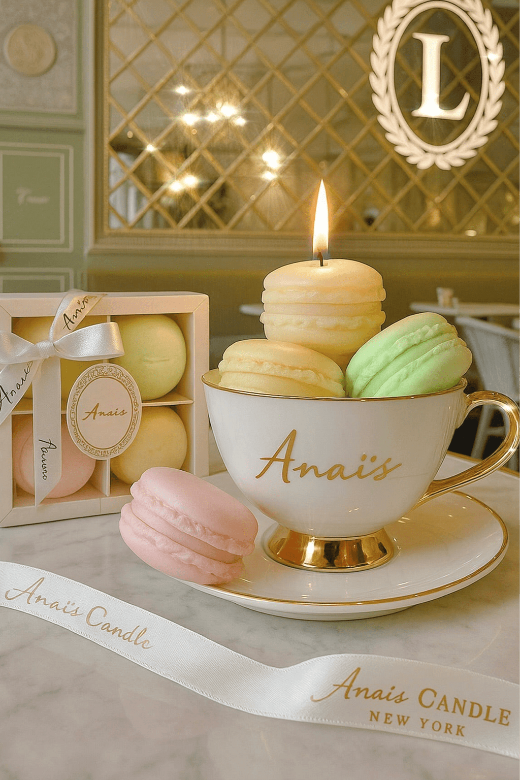 French Macaron Candle Set of Four - Citrus – Anaïs Candle